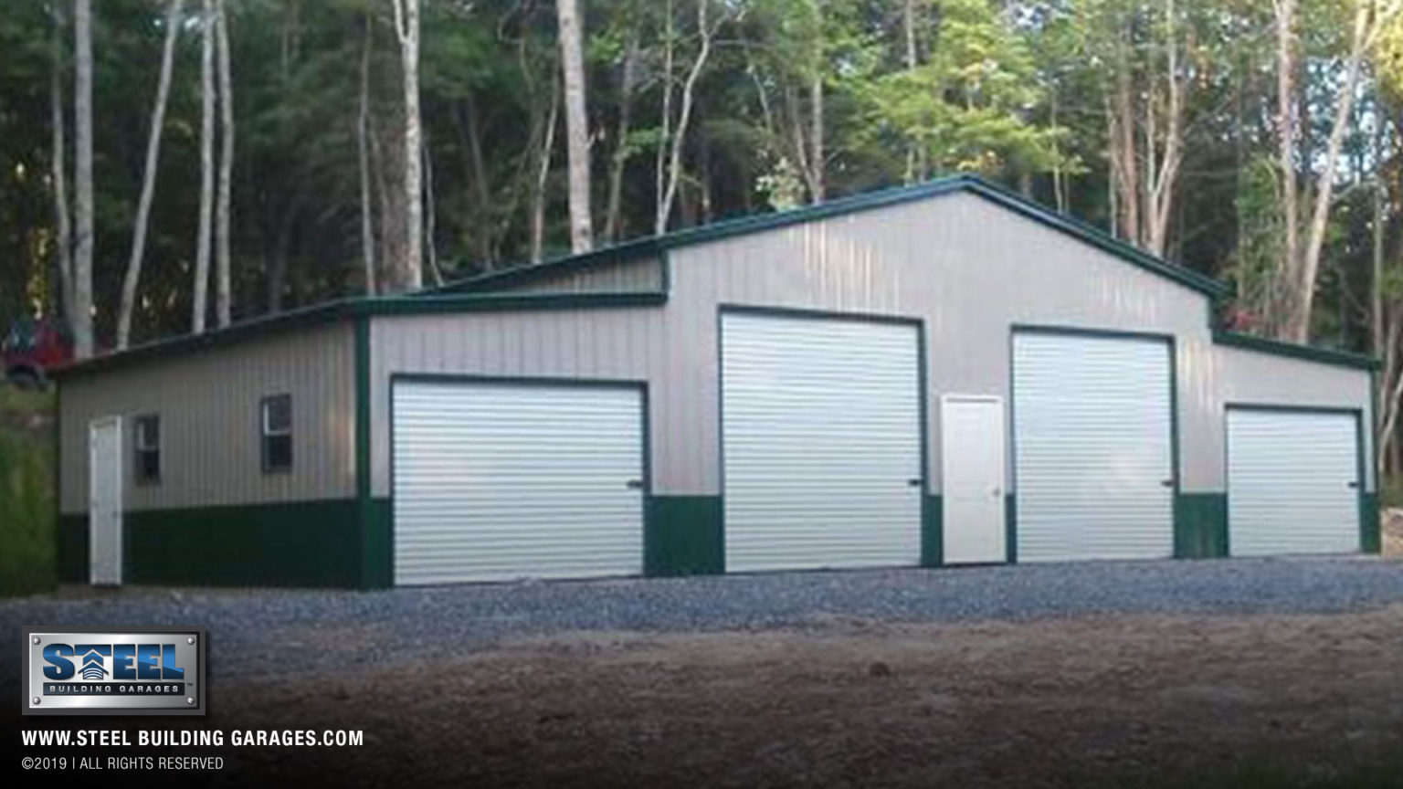 Steel Building Garages - Prefabricated Metal Buildings